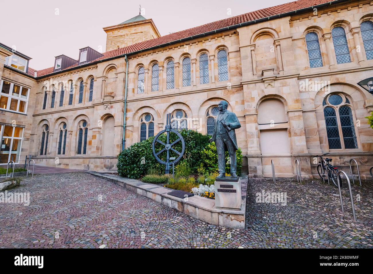 24 July 2022, Osnabruck, Germany: Ludwig Windthorst statue - famous ...