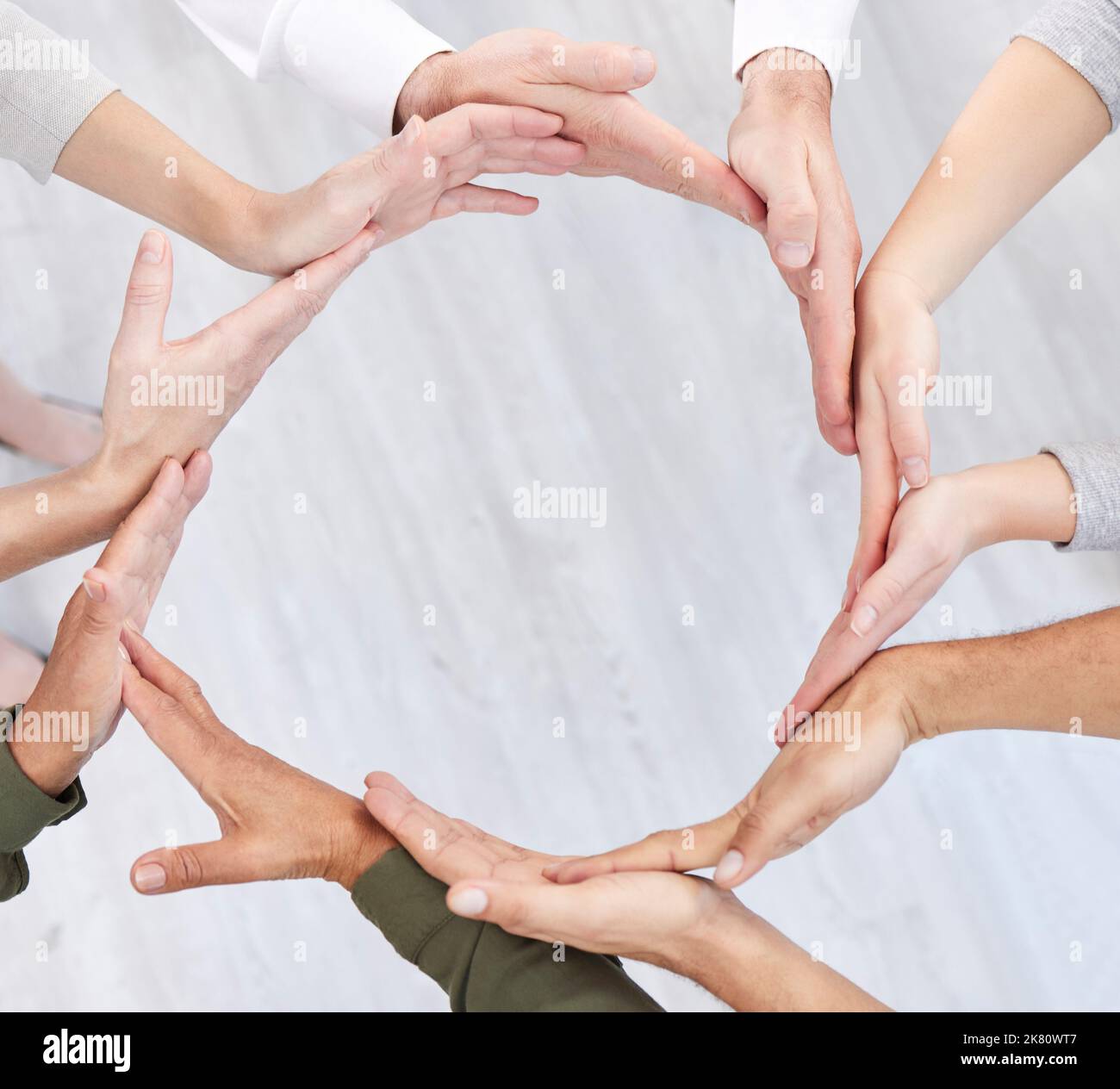 The repercussions of success are cyclical. a group of business people ...