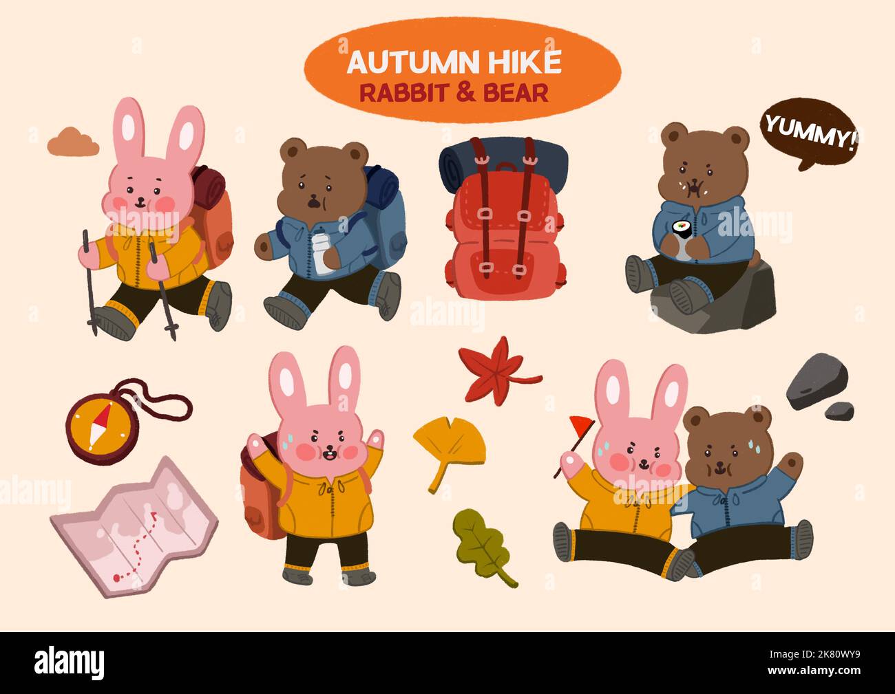 Ginko illustration hi-res stock photography and images - Alamy