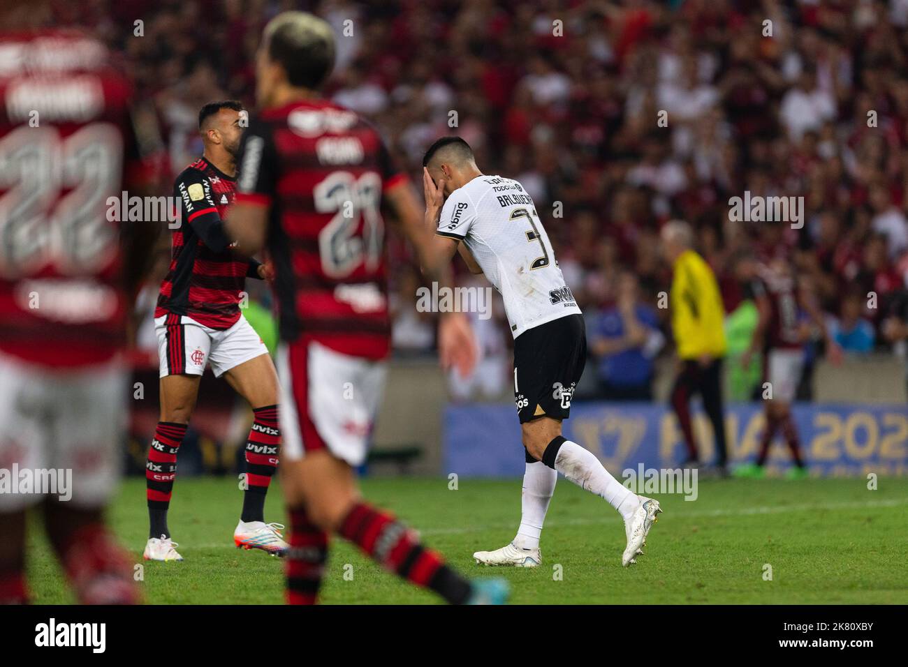 Rio De Janeiro, Brazil. 20th Oct, 2022. BALBUENA of Corinthians during ...