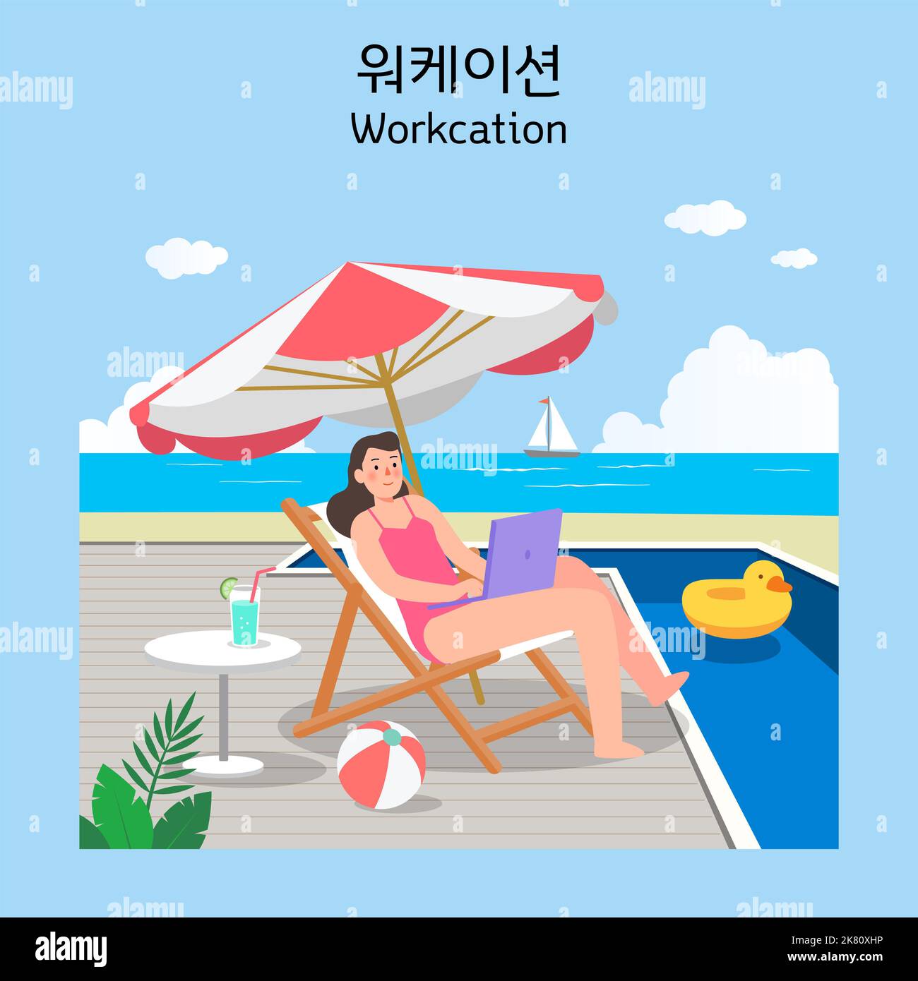 Workation hi-res stock photography and images - Alamy