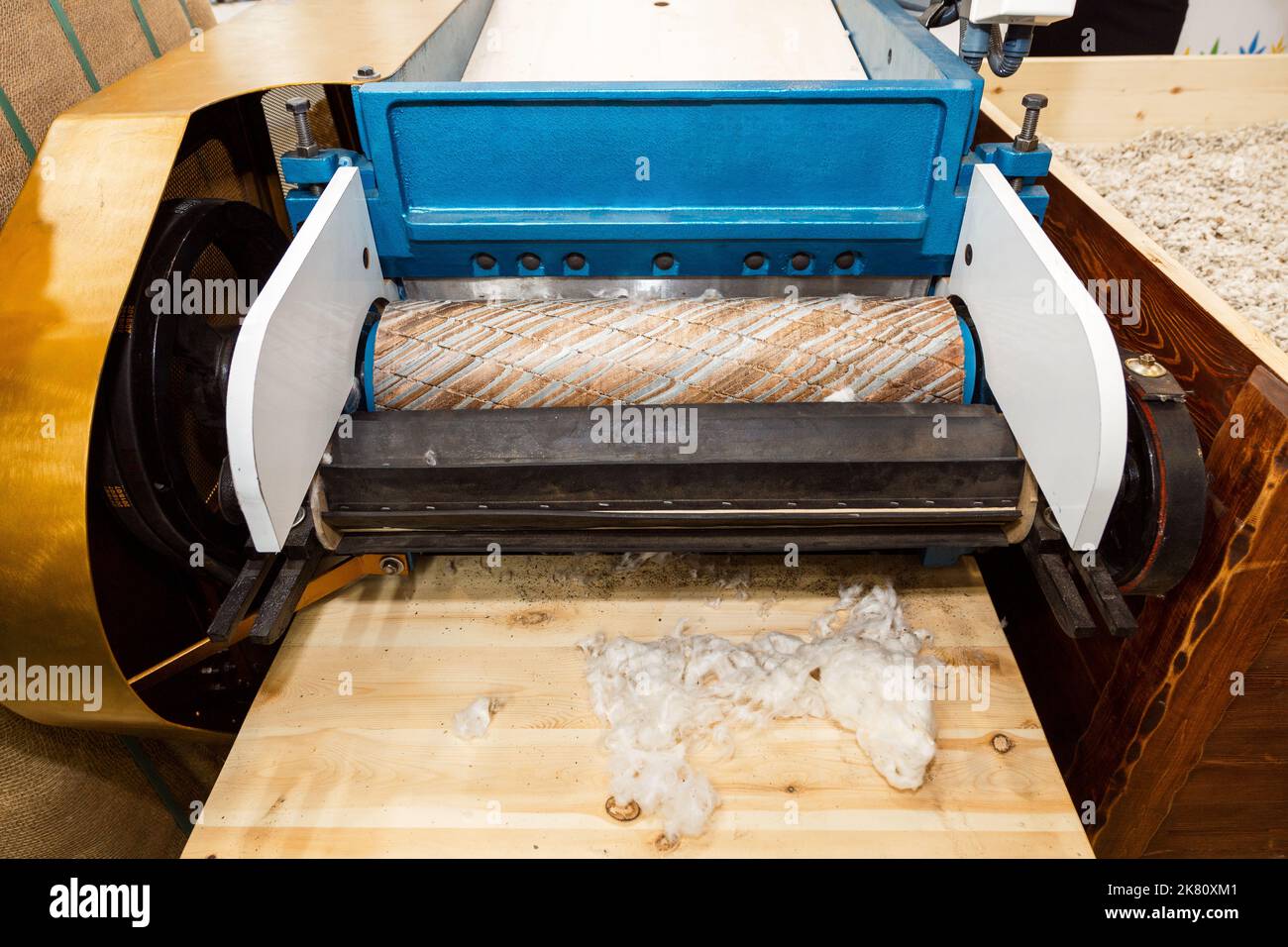 Cotton carding machine cotton hi-res stock photography and images - Alamy