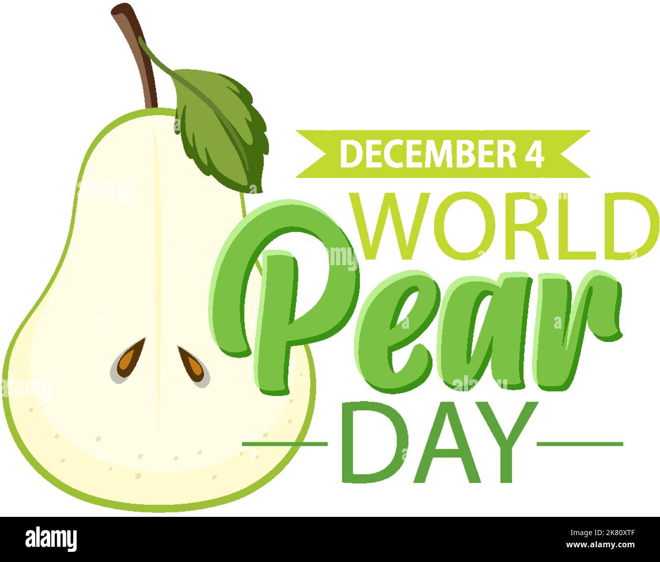 World pear day postr template illustration Stock Vector Image & Art - Alamy