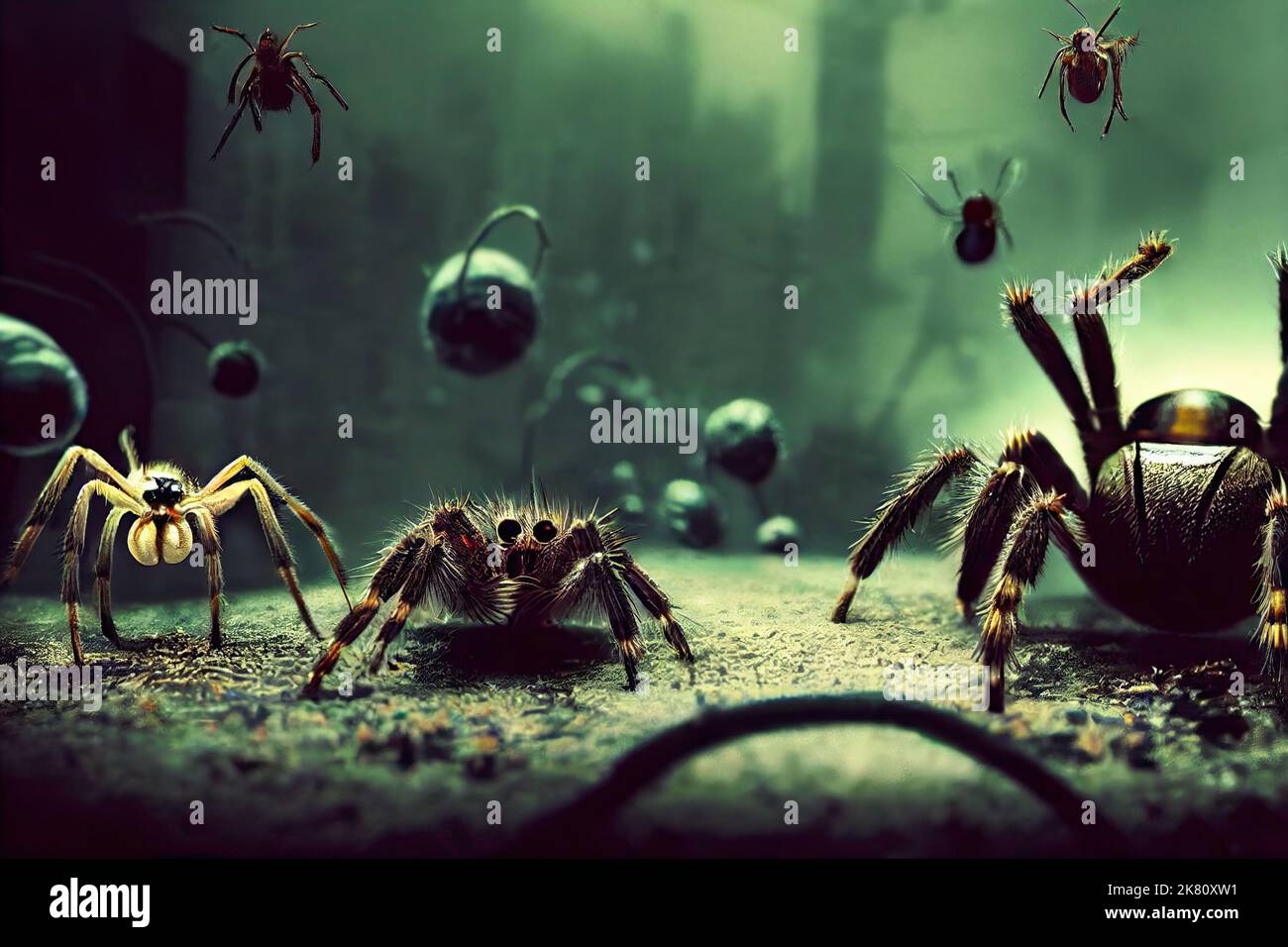 Primeval Giant Spiders