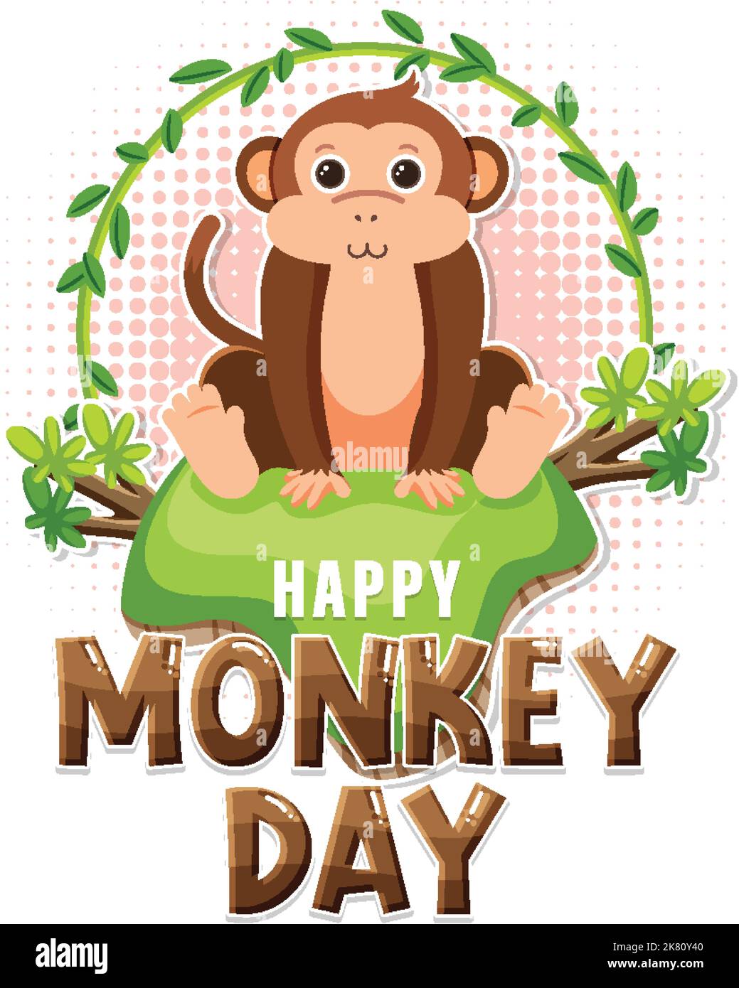 Happy Monkey Day Cards Printable Happy Mother Day Monkey Stock