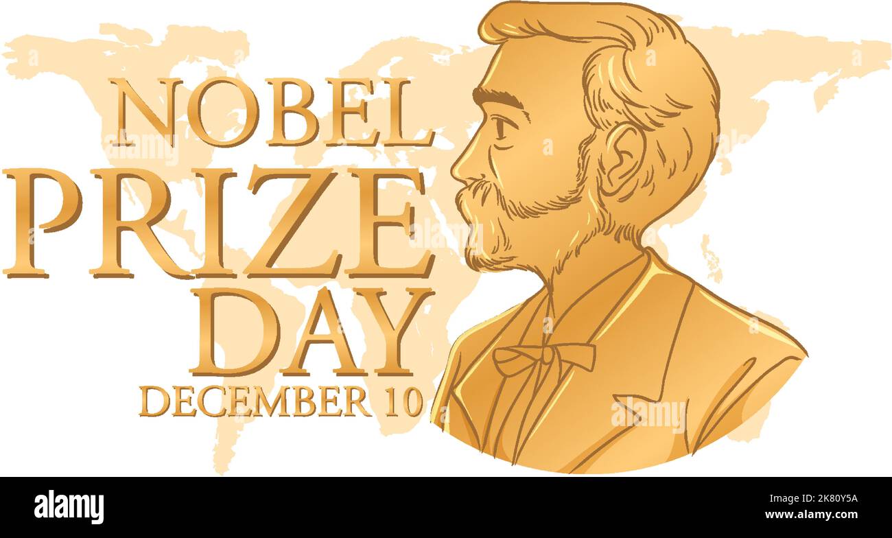 Nobel Prize Day Banner Design illustration Stock Vector Image & Art - Alamy