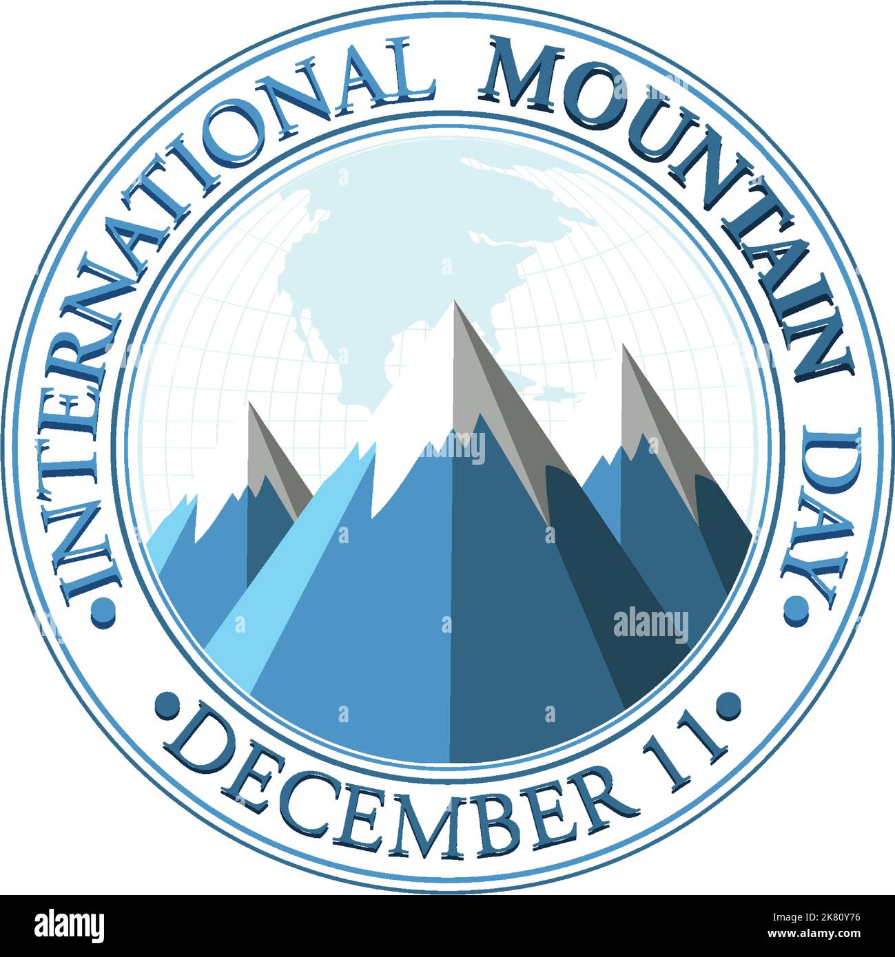 International mountain day background Cut Out Stock Images & Pictures ...
