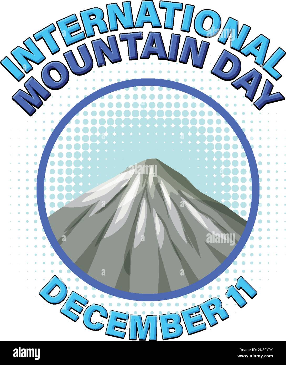 International Mountain Day Banner Design illustration Stock Vector ...