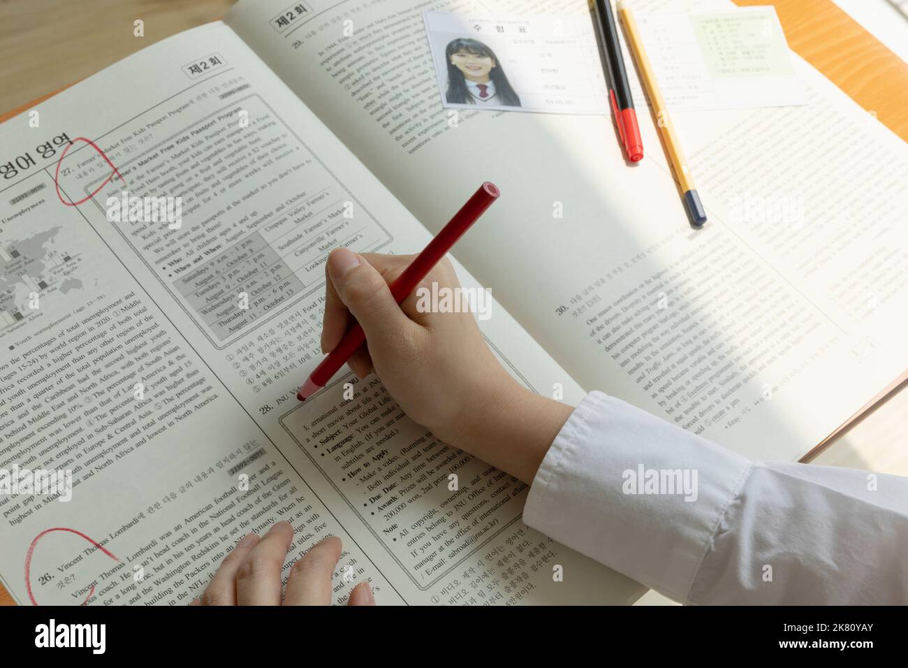 Examination papers hi-res stock photography and images - Alamy
