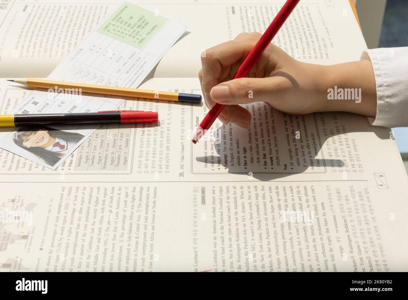 Examination papers hi-res stock photography and images - Alamy