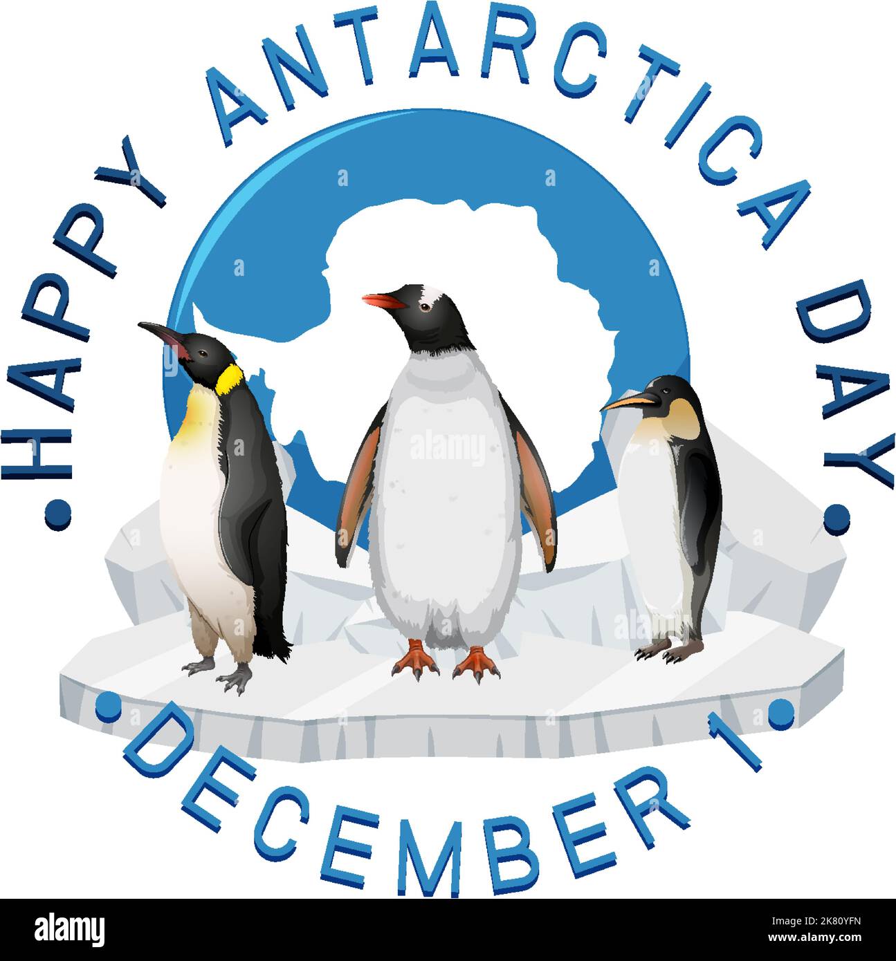 Antarctica day poster template illustration Stock Vector Image & Art ...