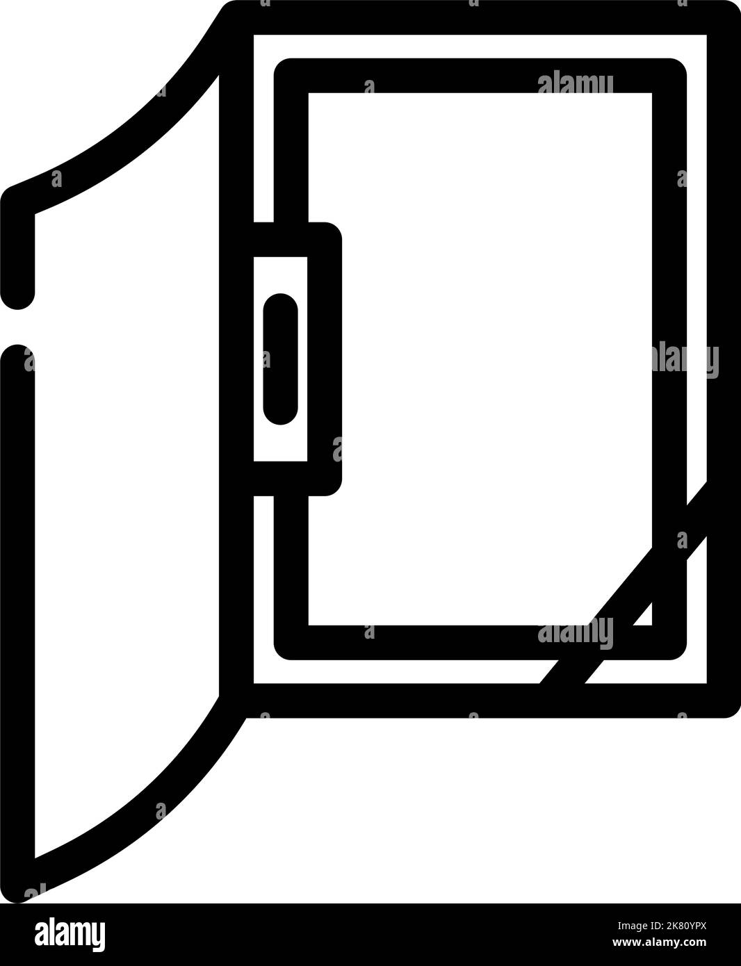 office folder line icon vector illustration Stock Vector Image & Art ...