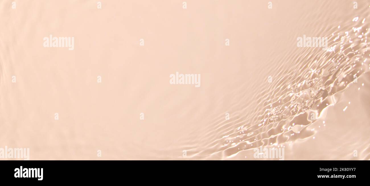banner background transparent beige clear water wave surface texture ...