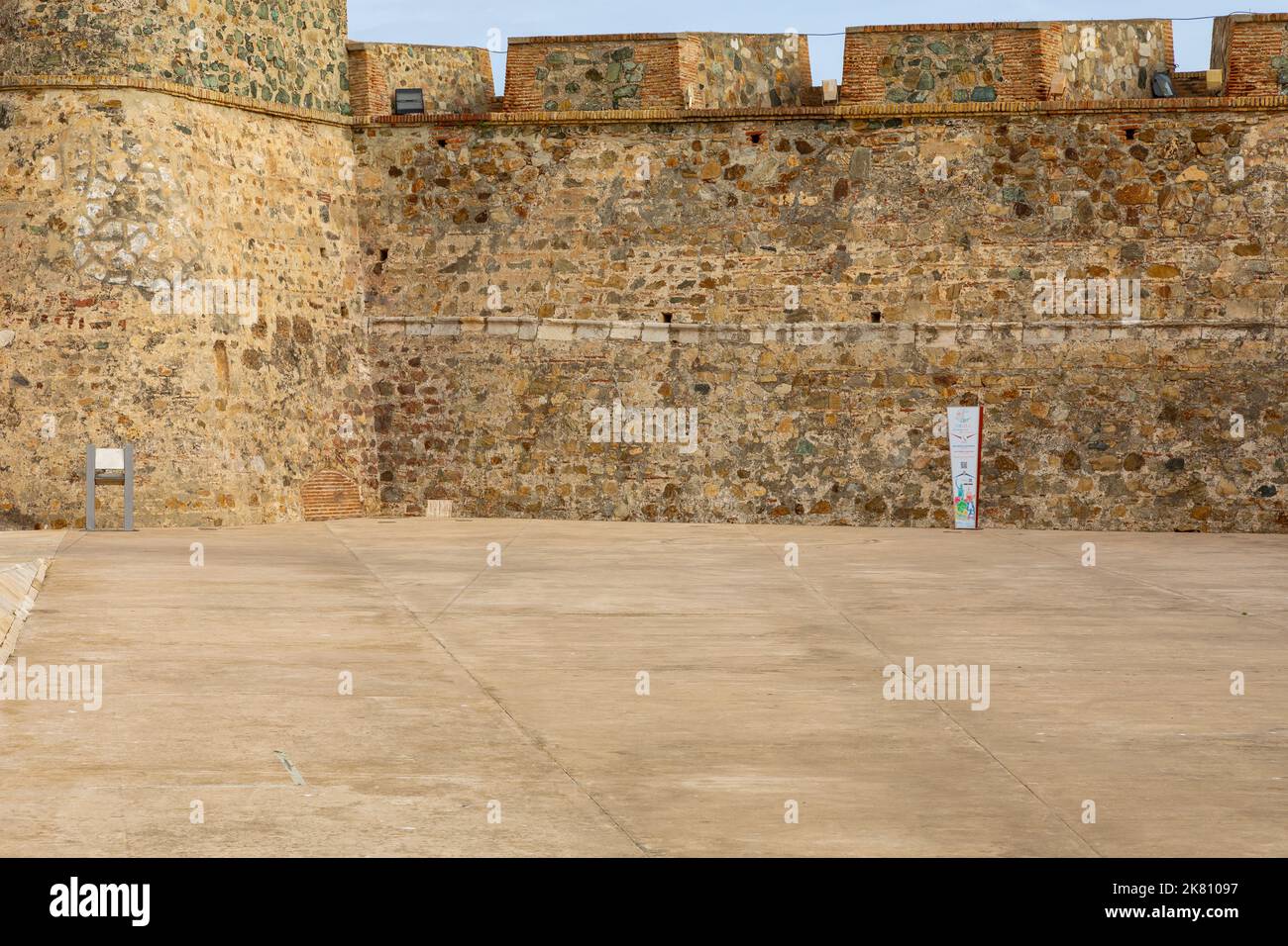 Fortification of Ceuta, Spain. The Royal Walls of Ceuta. Spanish ...
