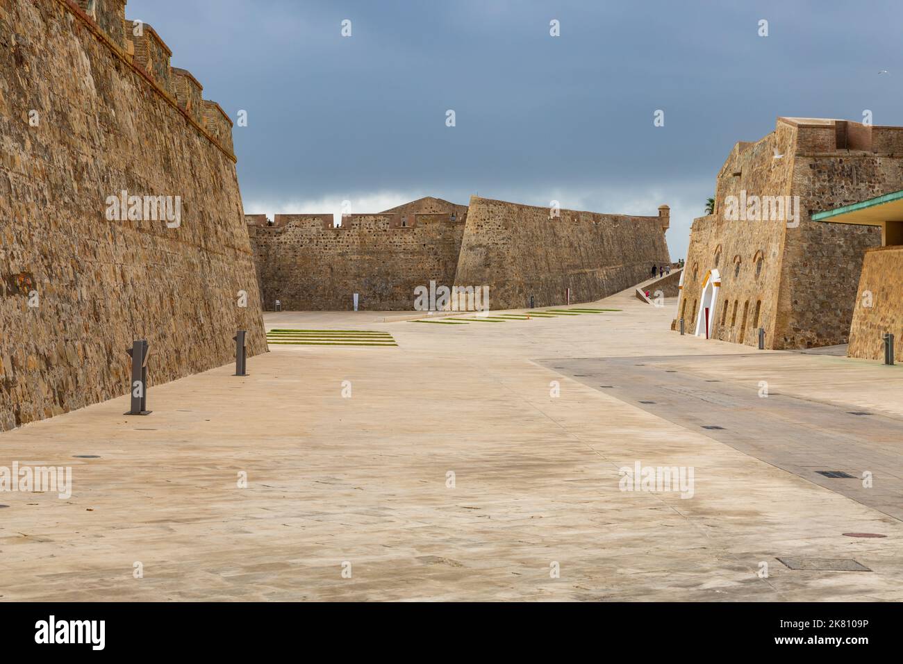 Fortification of Ceuta, Spain. The Royal Walls of Ceuta. Spanish ...
