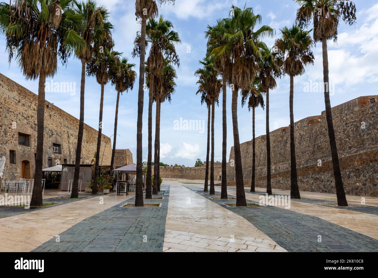Fortification of Ceuta, Spain. The Royal Walls of Ceuta. Spanish ...