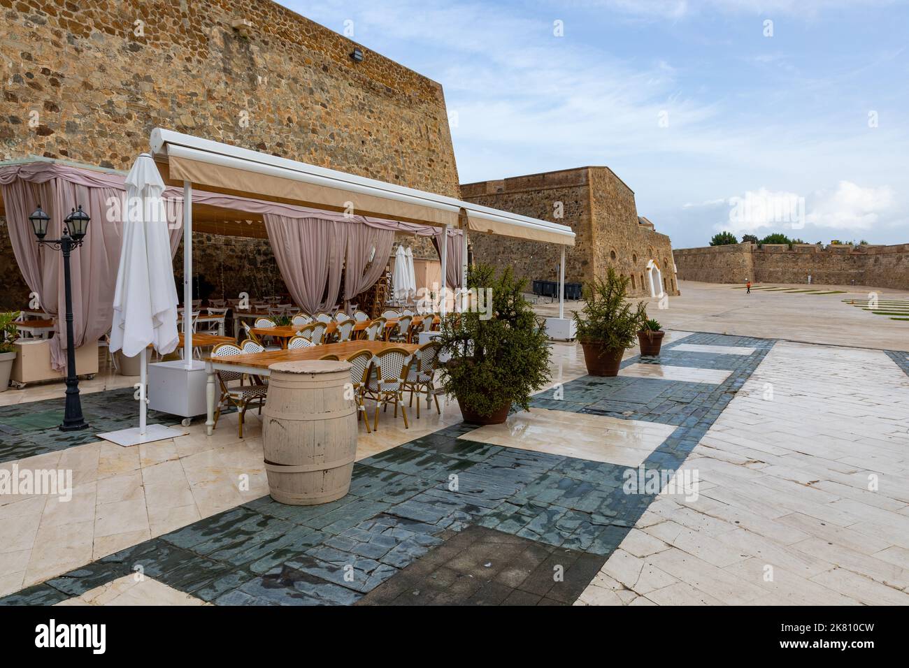 Fortification of Ceuta, Spain. The Royal Walls of Ceuta. Spanish ...