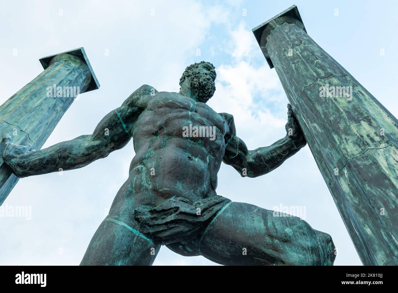 Ceuta, Spain Autonomous Spanish city in north Africa. Statue of ...