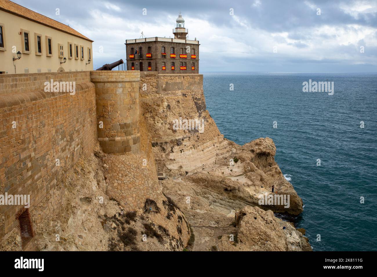 Melilla Fortress. Traditional Architecture in Old Melilla, Melilla is ...