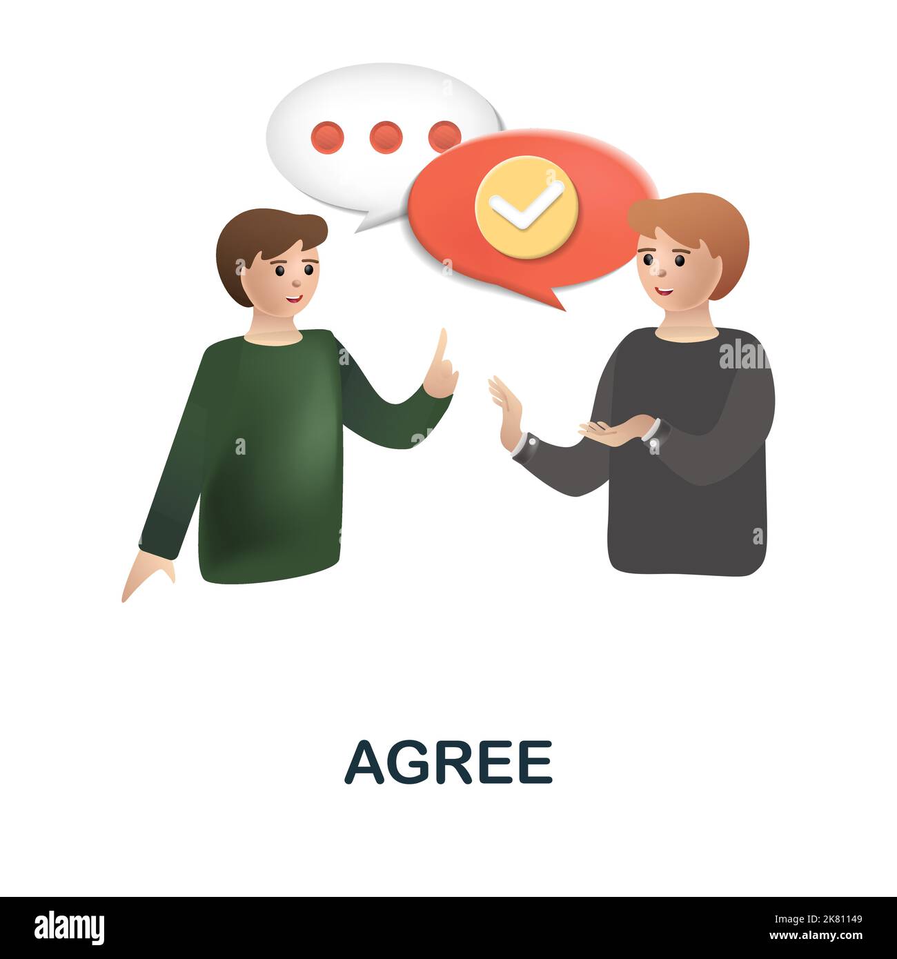 Yes deal Stock Vector Images - Alamy