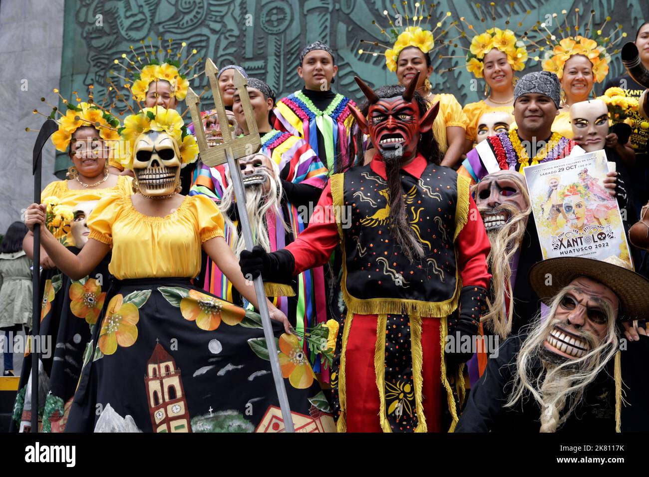 Non Exclusive: October 18, 2022, Mexico City, Mexico: Integrants of the ...