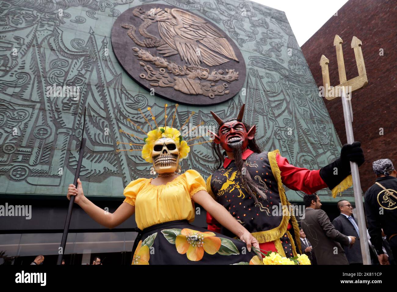 Non Exclusive: October 18, 2022, Mexico City, Mexico: Integrants of the ...