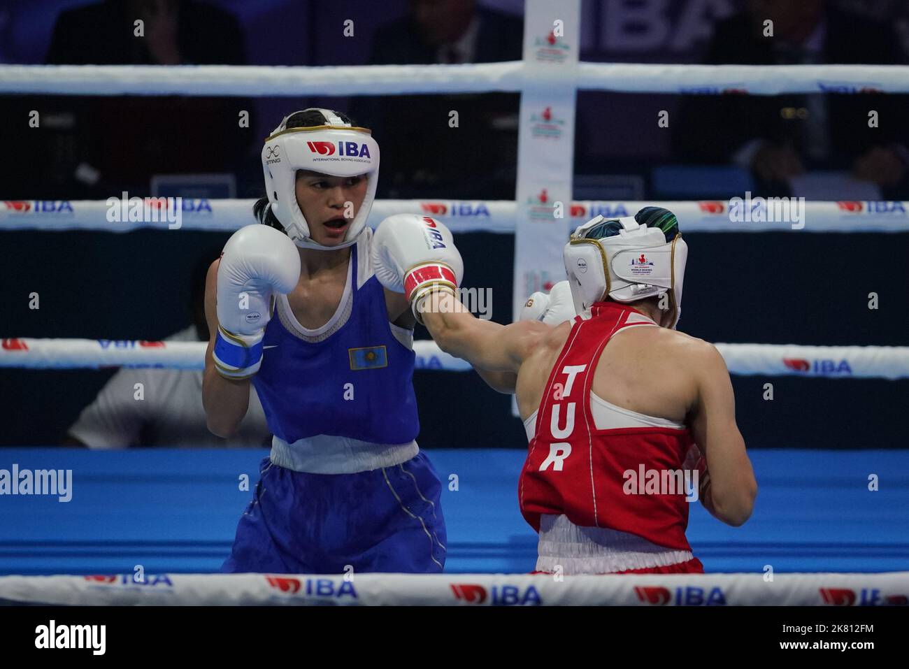 ISTANBUL, TURKEY - MAY 19, 2022: Cagirir Ayse (Red) and Balkibekova ...