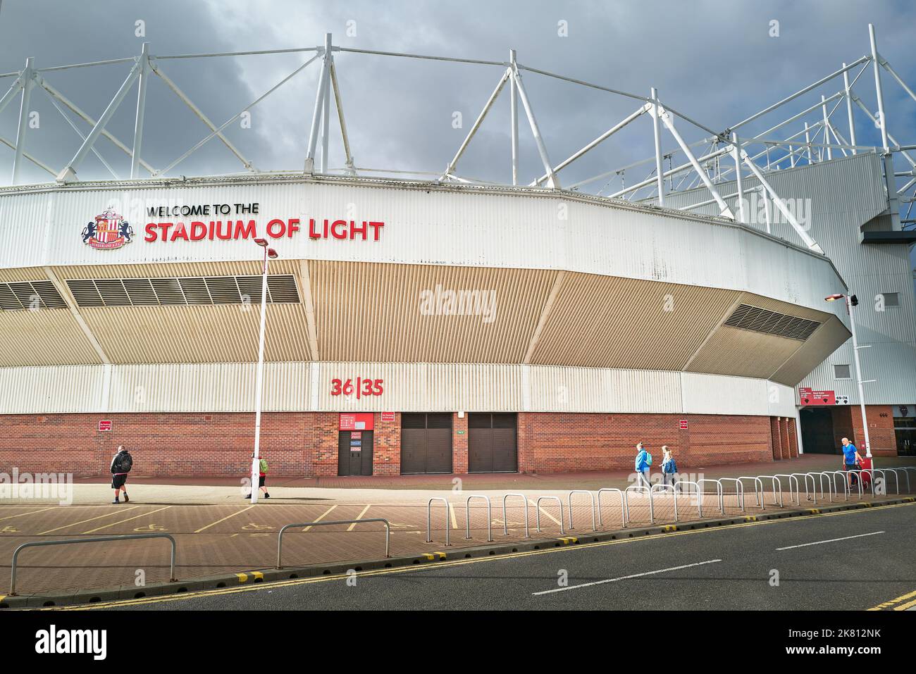 Stadium of Light, home to Sunderland football club, Sunderland, England ...