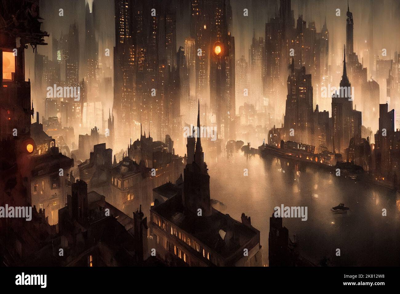 Gotham art hi-res stock photography and images - Alamy