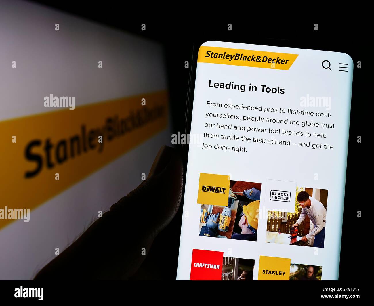 Stanley black and decker hi-res stock photography and images - Alamy