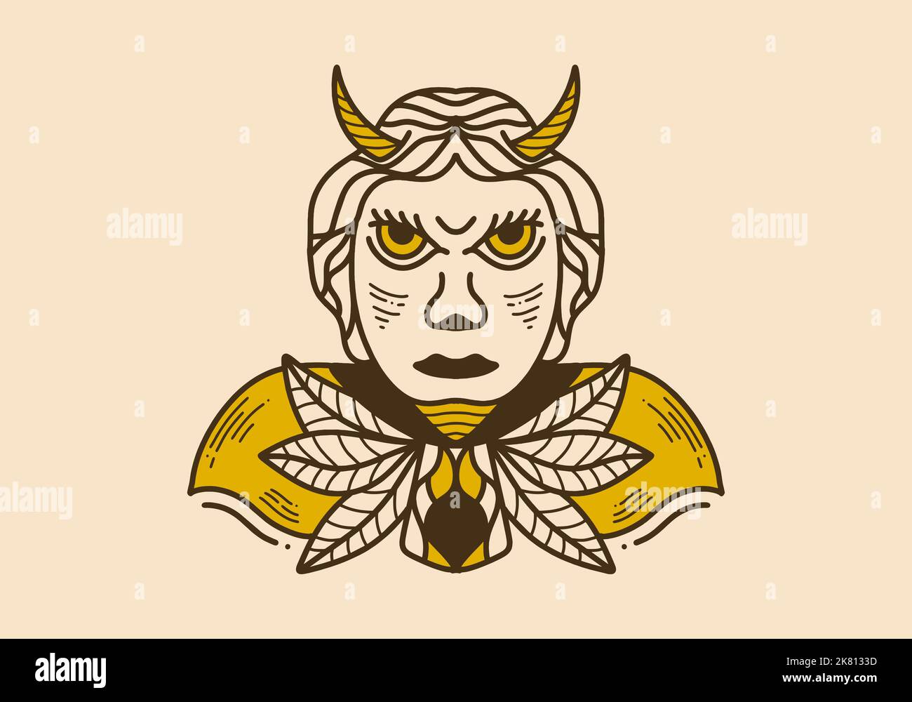 Man crown nature Stock Vector Images - Alamy