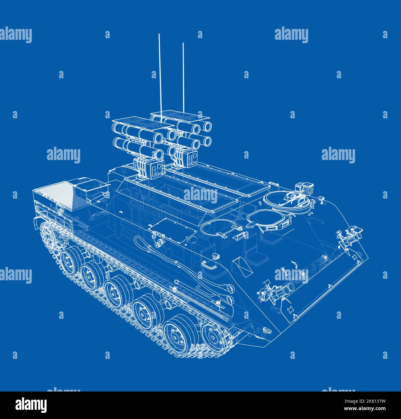 Anti-tank armored car. Vector Stock Vector Image & Art - Alamy