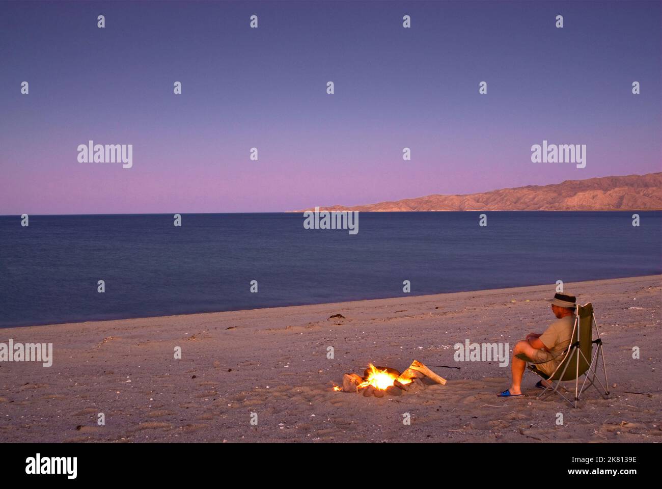 Beach at Campo Rancho Grande, Baja California, Mexico Stock Photo - Alamy