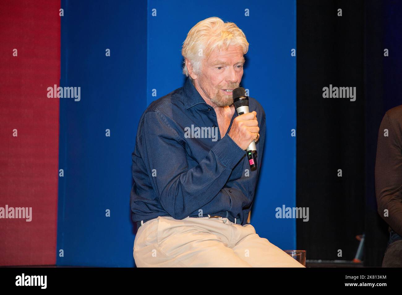 Milan, Italy. 18th Oct, 2022. Sir Richard Branson & Tom Mockridge - CEO ...