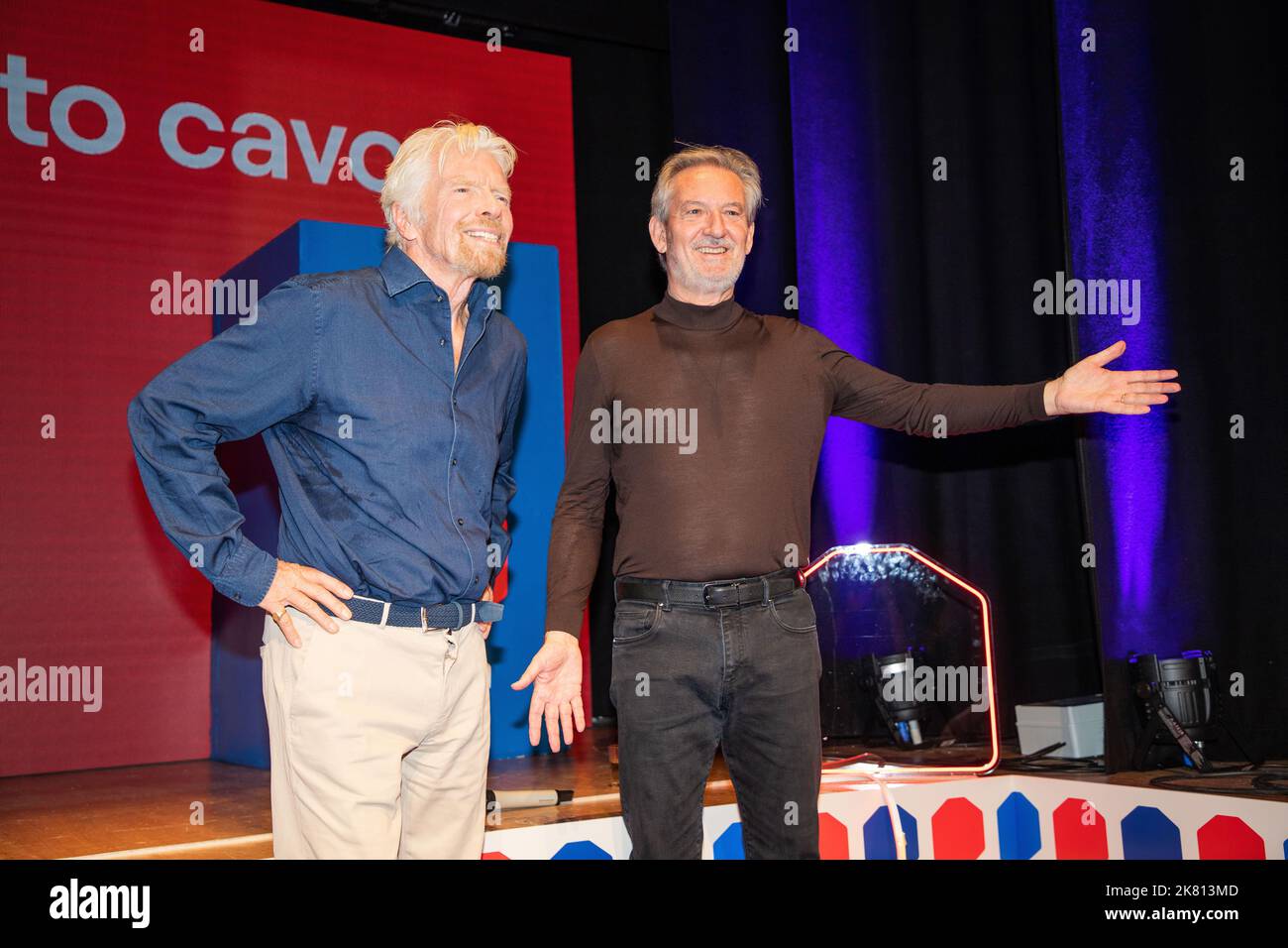 Milan, Italy. 18th Oct, 2022. Sir Richard Branson & Tom Mockridge - Ceo ...