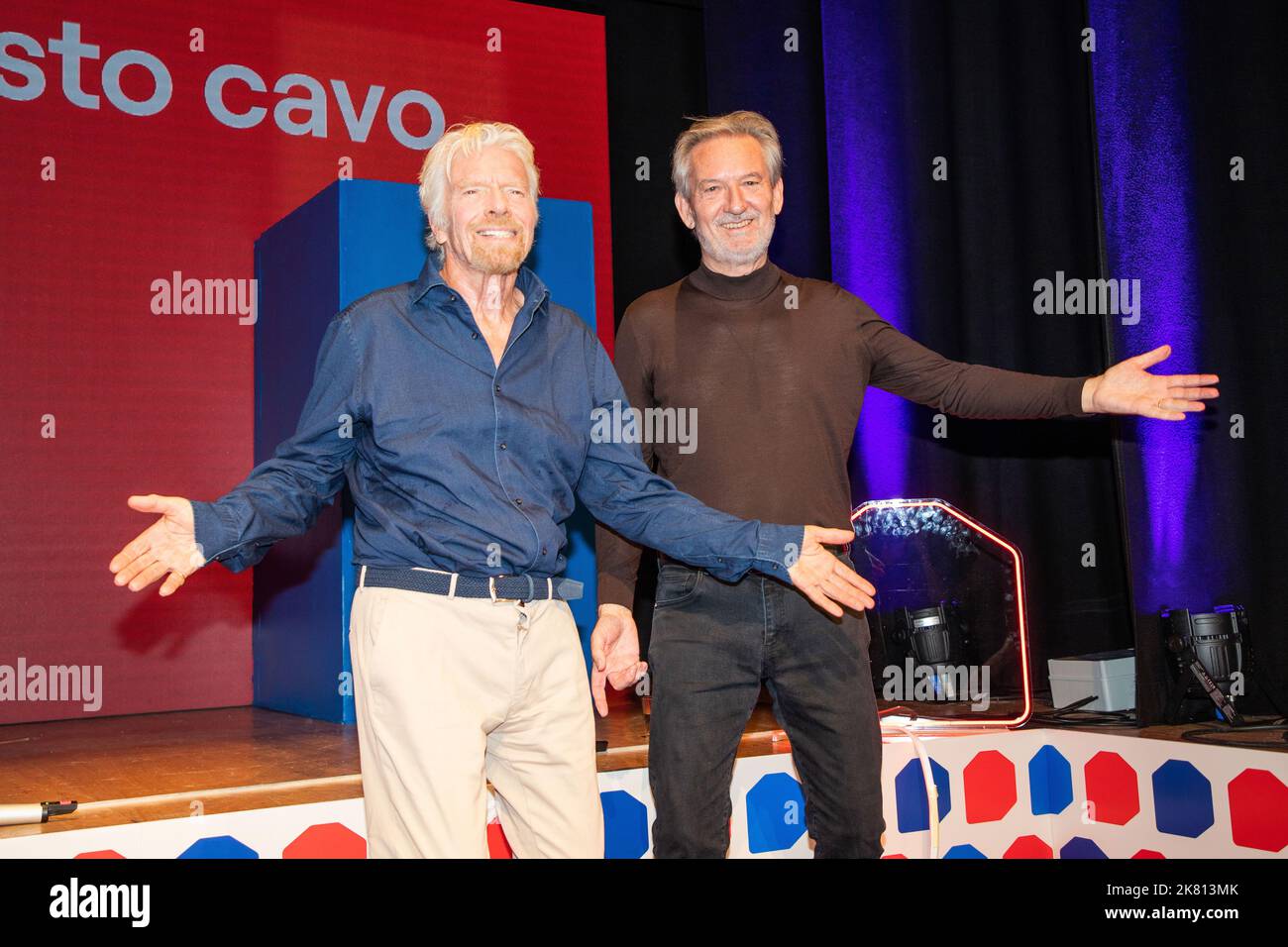 Milan, Italy. 18th Oct, 2022. Sir Richard Branson & Tom Mockridge - Ceo ...