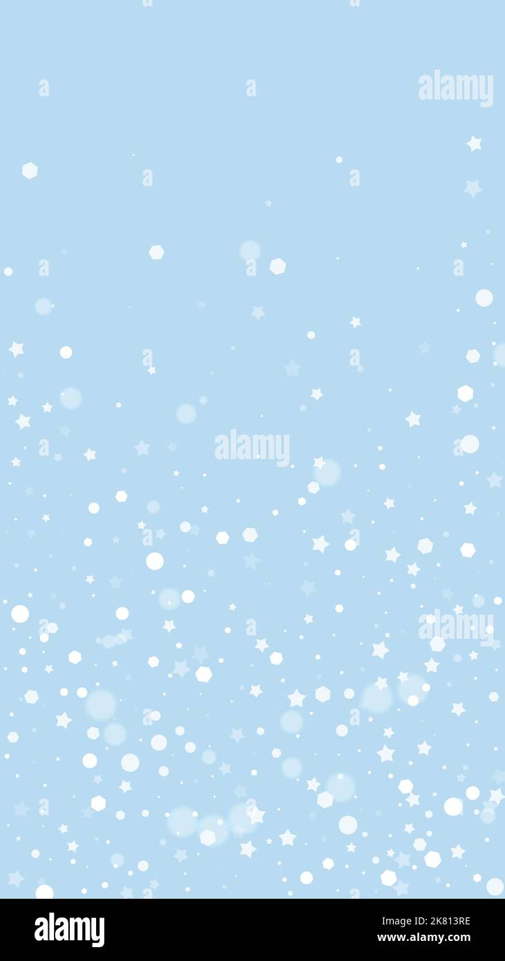 Falling snowflakes christmas background. Subtle flying snow flakes and ...