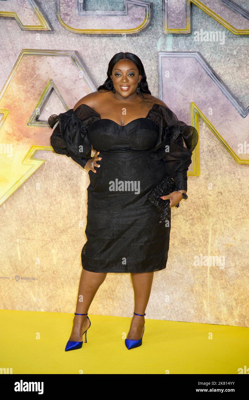 Judi Love. Black Adam UK Premier, Cineworld Leicester Square, London ...