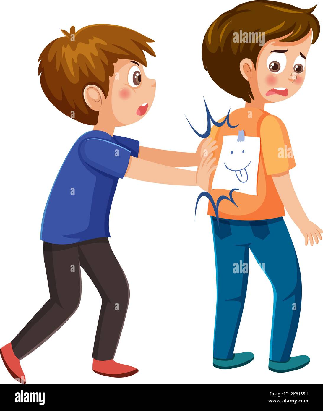 Child sticky note Stock Vector Images - Alamy