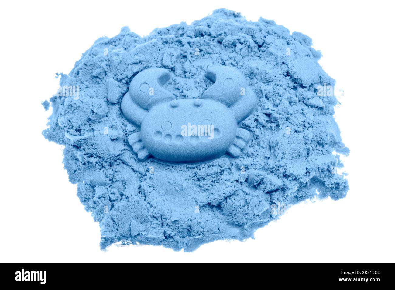 Figures made from magic sand on a white background Stock Photo - Alamy