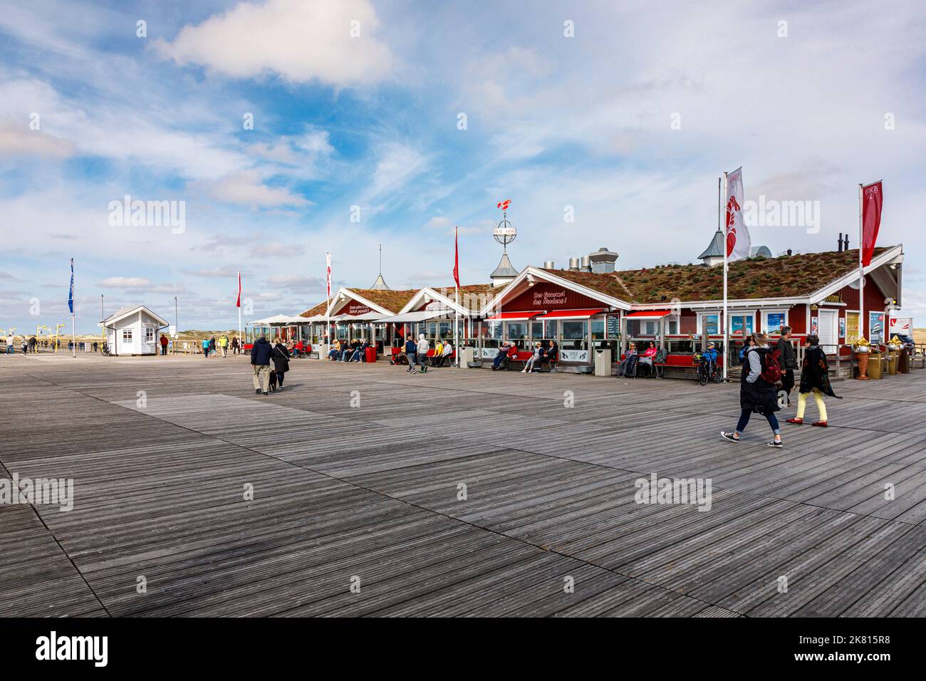 North Sea spa and sulfur bath Sankt Peter-Ording, ticket booth at the ...