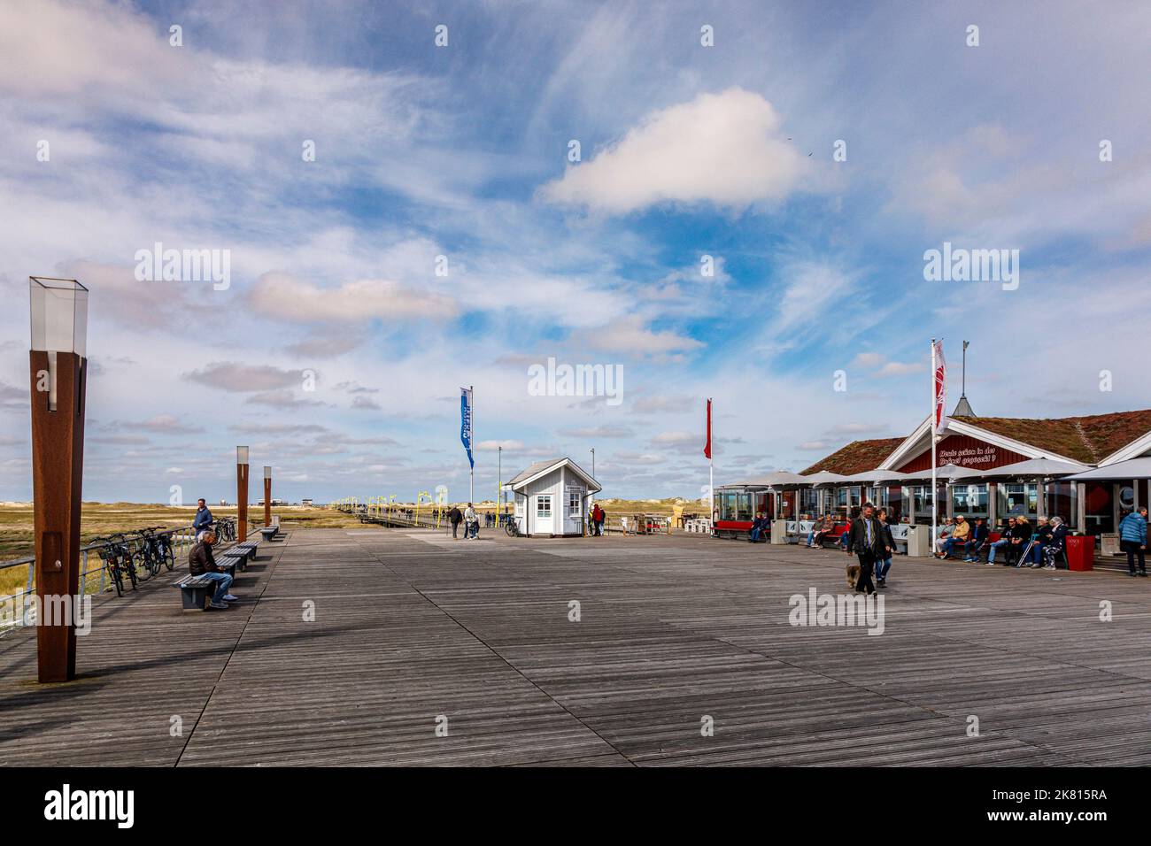 North Sea spa and sulfur bath Sankt Peter-Ording, ticket booth at the ...