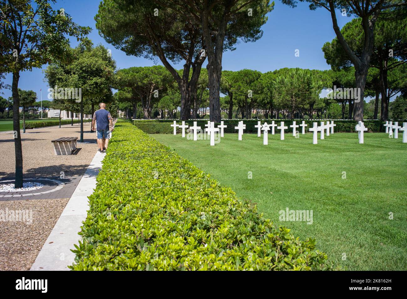 Rome sicily american cemetery hi-res stock photography and images - Alamy