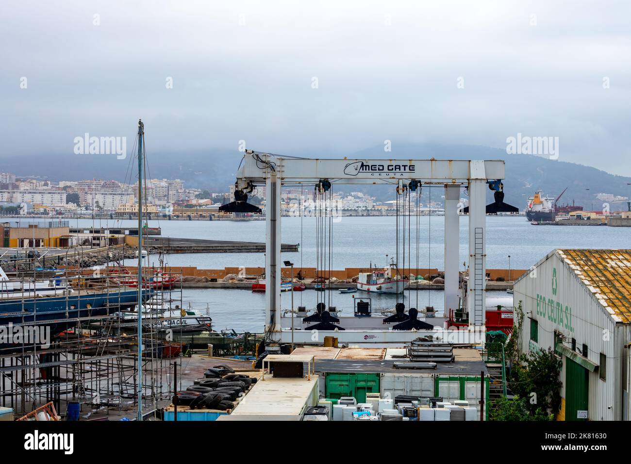 Ceuta Traditional Architecture in a Spanish Enclave in Africa. Ceuta ...