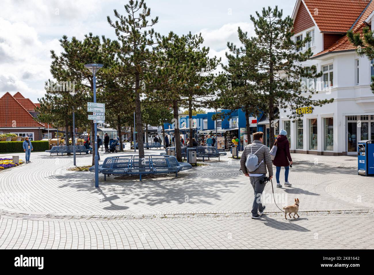 Sankt Peter-Ording, Im Bad Stock Photo - Alamy