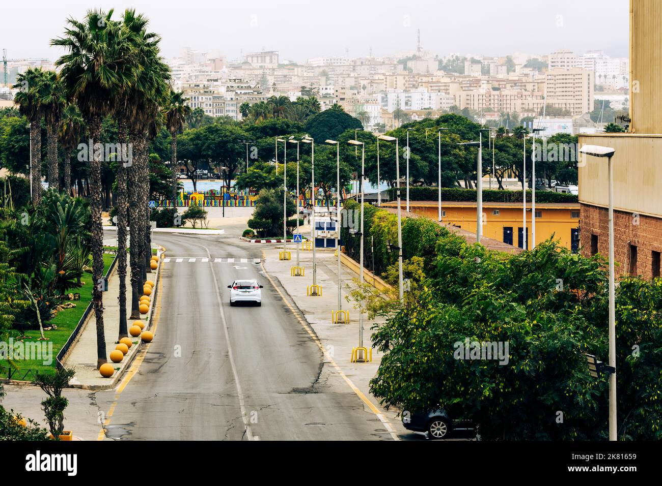 Ceuta Traditional Architecture in a Spanish Enclave in Africa. Ceuta ...