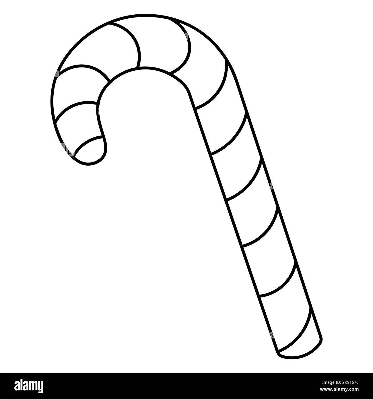 Doodle candy in shape Black and White Stock Photos & Images - Alamy