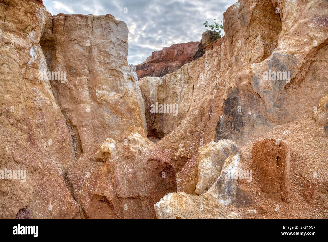 scene of the soil erosion landscape Stock Photo - Alamy