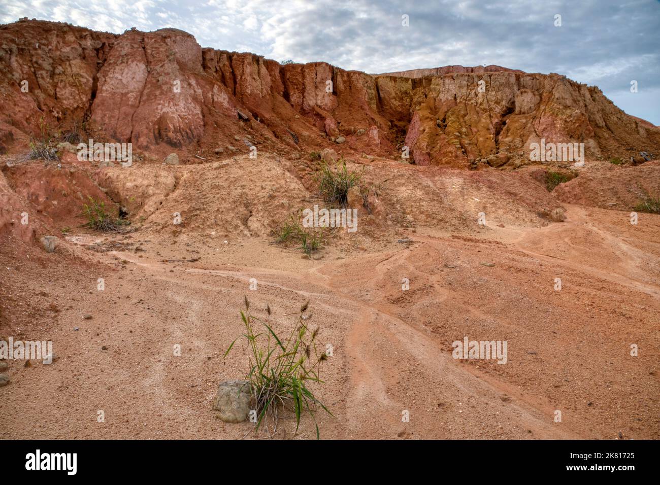 scene of the soil erosion landscape Stock Photo - Alamy