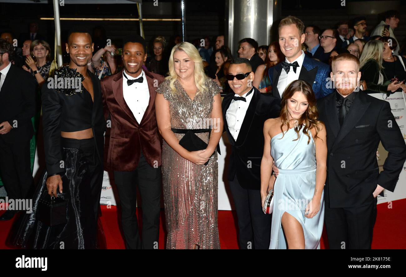 Photo Must Be Credited ©Alpha Press 078237 13/10/2022 Johannes Radebe Rhys Stephenson Sara ...